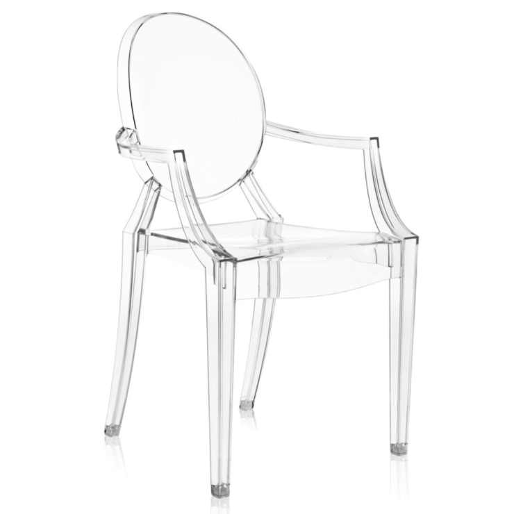 Chaise Kartell transparente