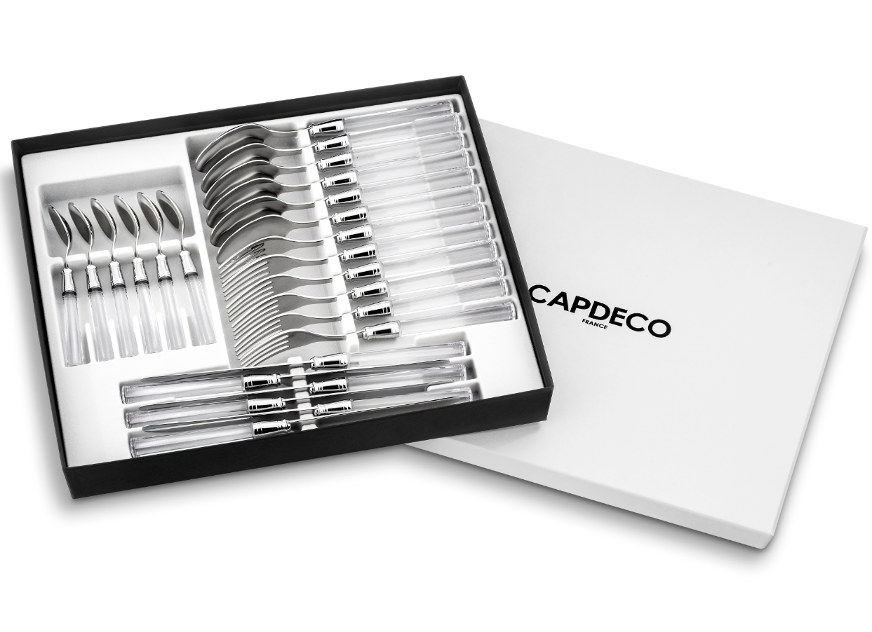 NOUVEAU: Capdeco: Ménagère 24 pièces Doric Capdeco