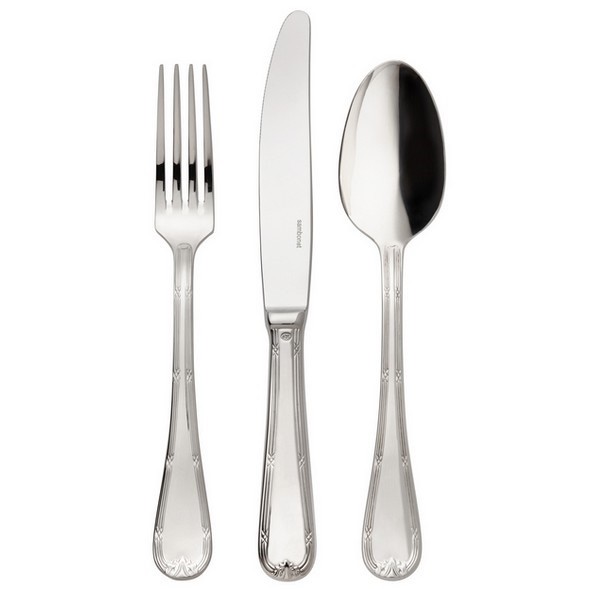 Couverts pas chers en inox, design italien, modèle Ruban Croisé ...