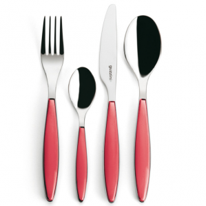 -20% Ménagère 24 pièces Guzzini Feeling Rouge